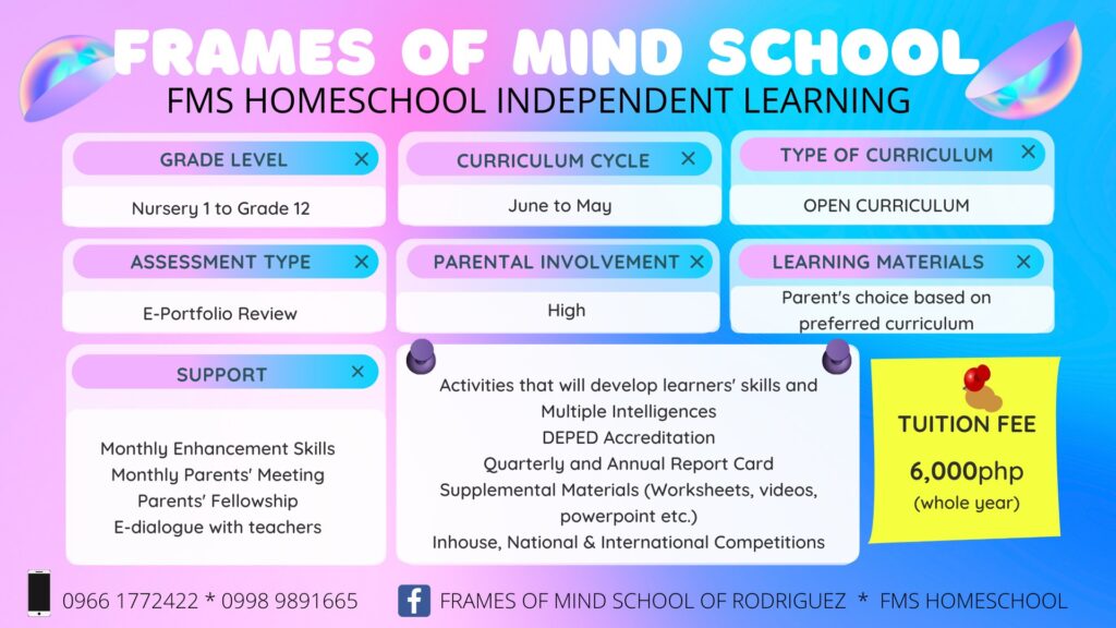 Frames of Mind School Review – Hands-On Parent while Earning